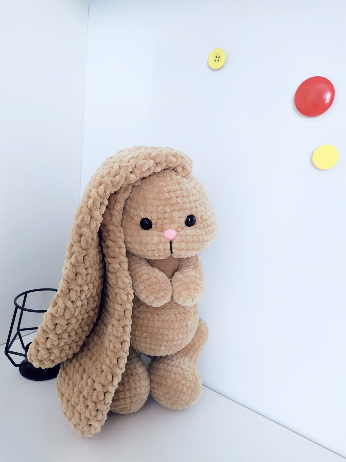 Crochet Bunny Pattern, Easy Amigurumi Rabbit Tutorial, Handmade Plush ...