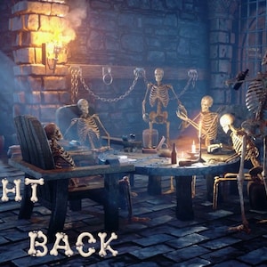 Animated Skelton Layout, Starting Soon, Be Right Back, Stream Ending - Etsy