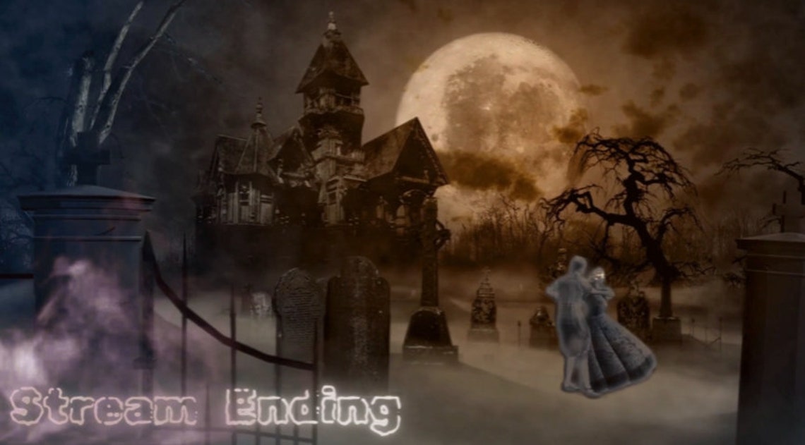 Graveyard With Ghost Dancing Layouts - Etsy