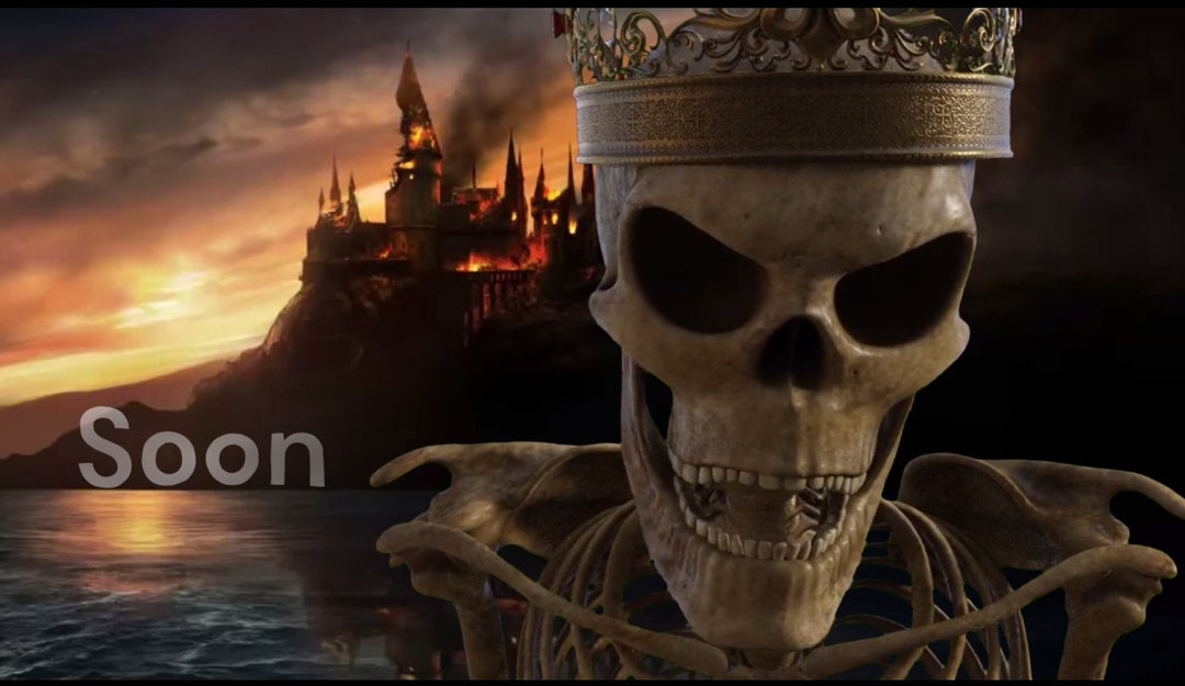 Animated Skelton King Overlay, Starting, Be Right Back, Stream Ending ...