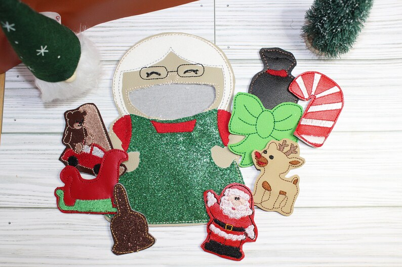 Old Lady Who Swallowed a Bell Finger Puppet Story Retelling - Etsy