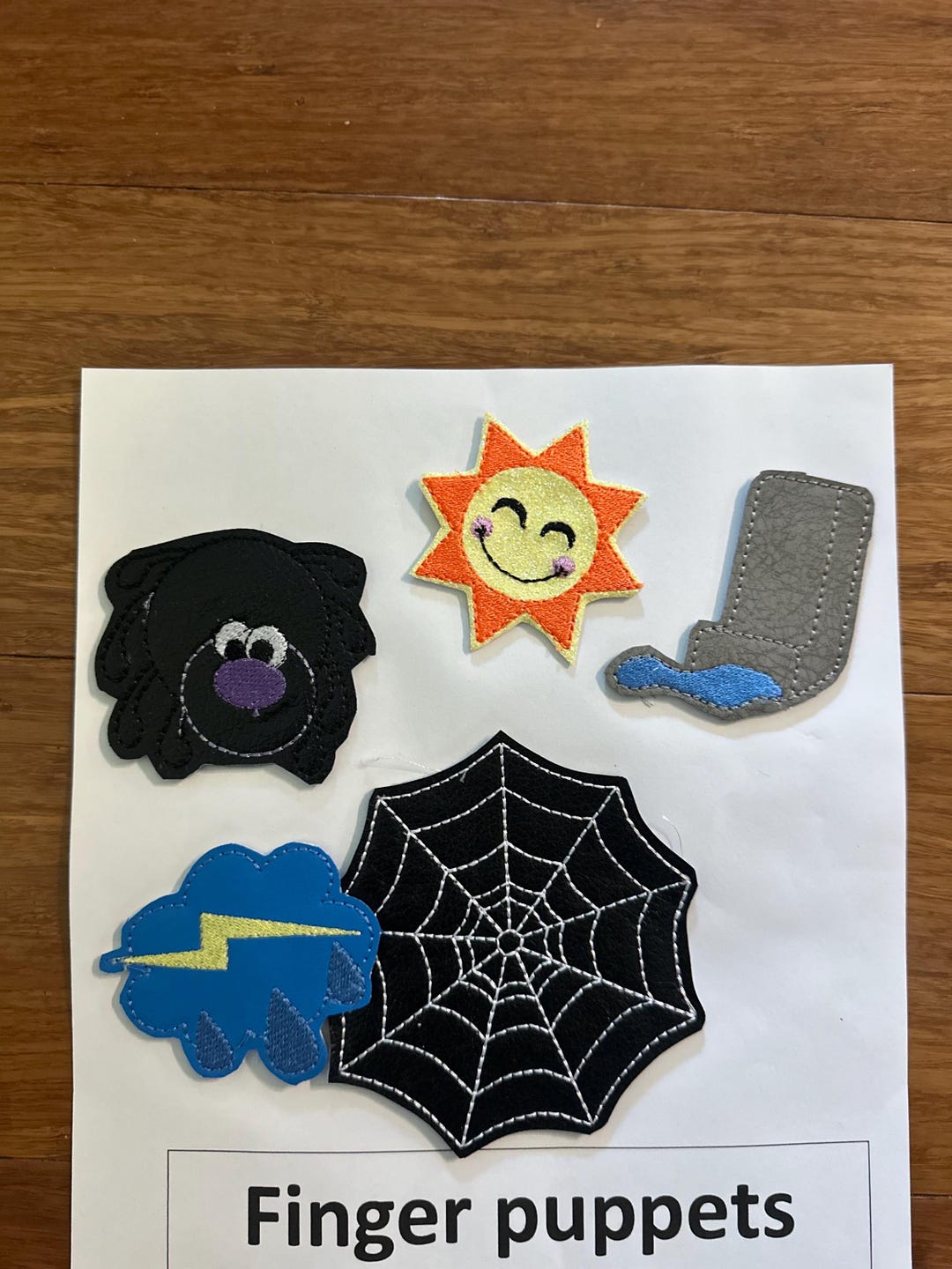Itsy Bitsy Spider Finger Puppets, Story Retelling Props - Etsy