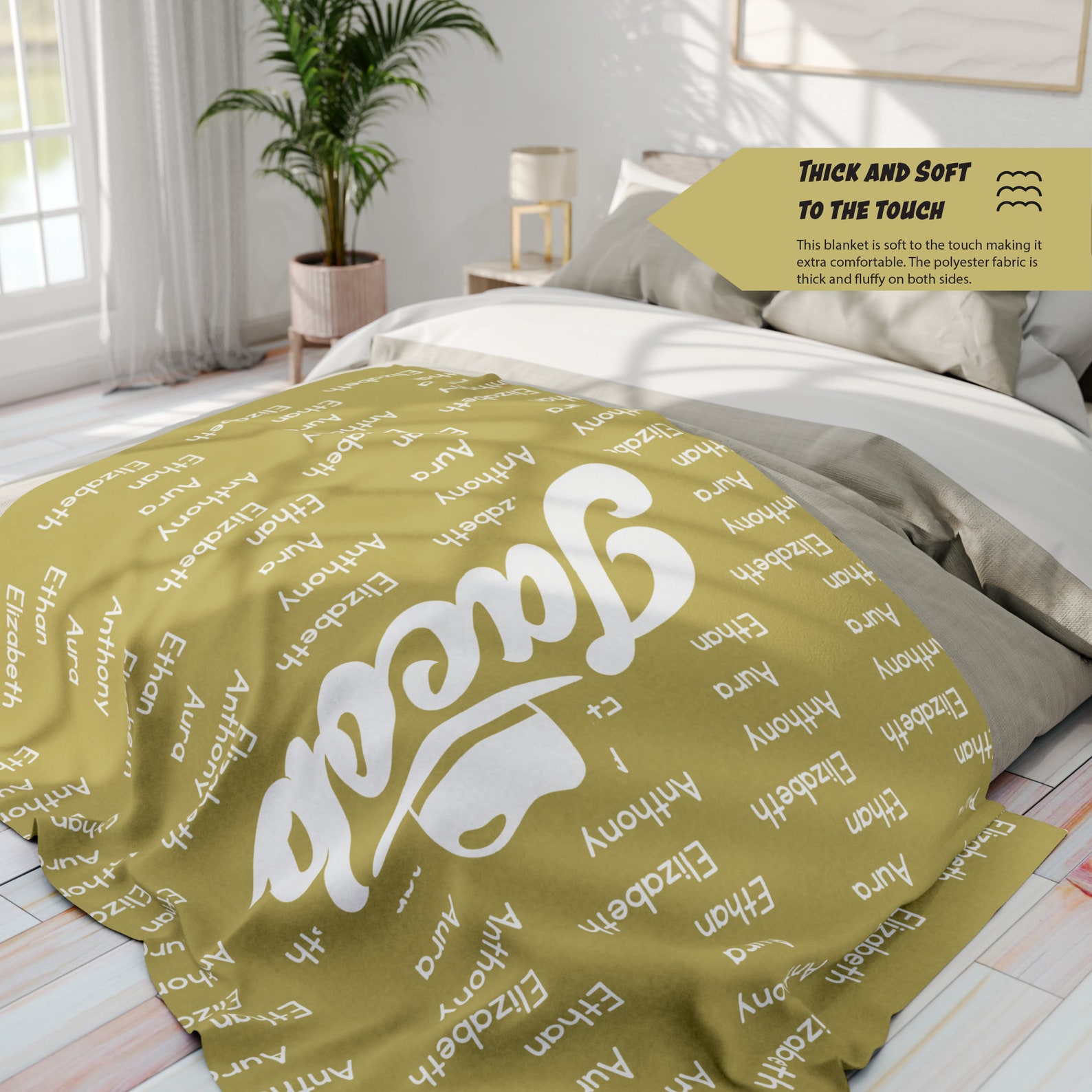 Customize Fleece Blanket With Name and Fedora Hat Print - List Kids ...
