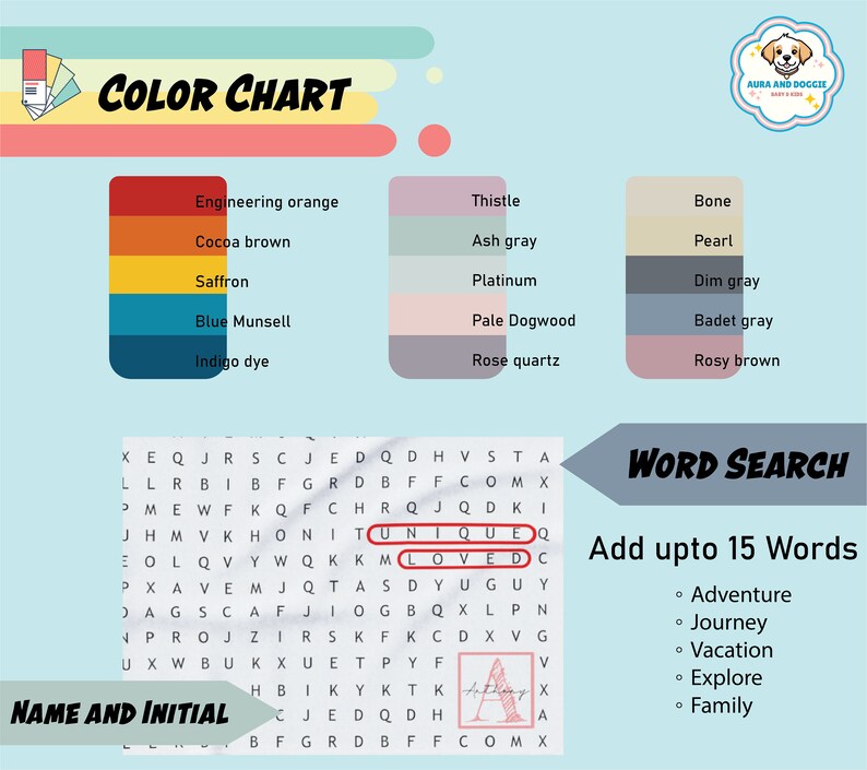 Customizable Word Search Cozy, Fleece Throw Blanket Thats Personalized ...