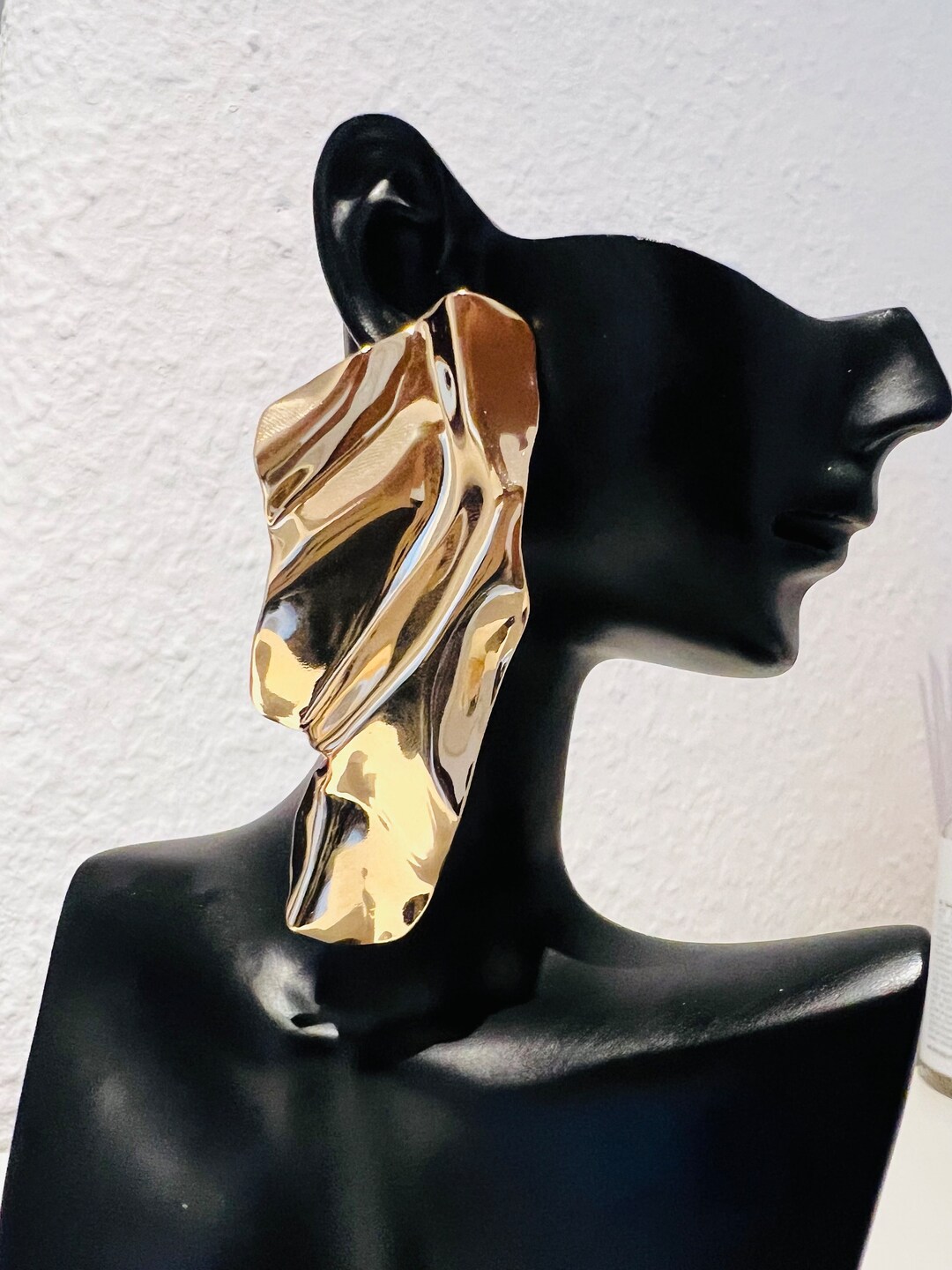 Bold Wave Statement Earrings for Women African Jewelry Elegant Earrings ...