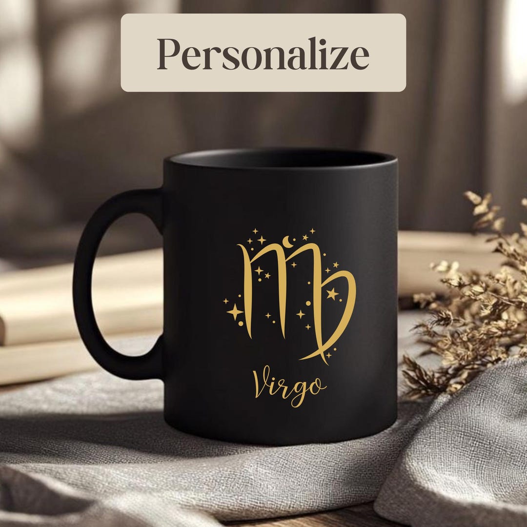 Custom Zodiac Star Mug - Personalized Constellation Birthday Gift ...