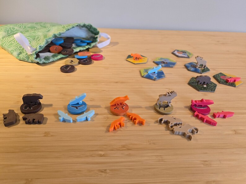 Cascadia & Landmarks Animal Tokens Upgrade Unofficial - Etsy