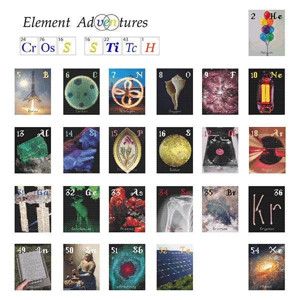 Aluminum Emerald Cross Stitch Pattern: Periodic Table Design (PDF ...