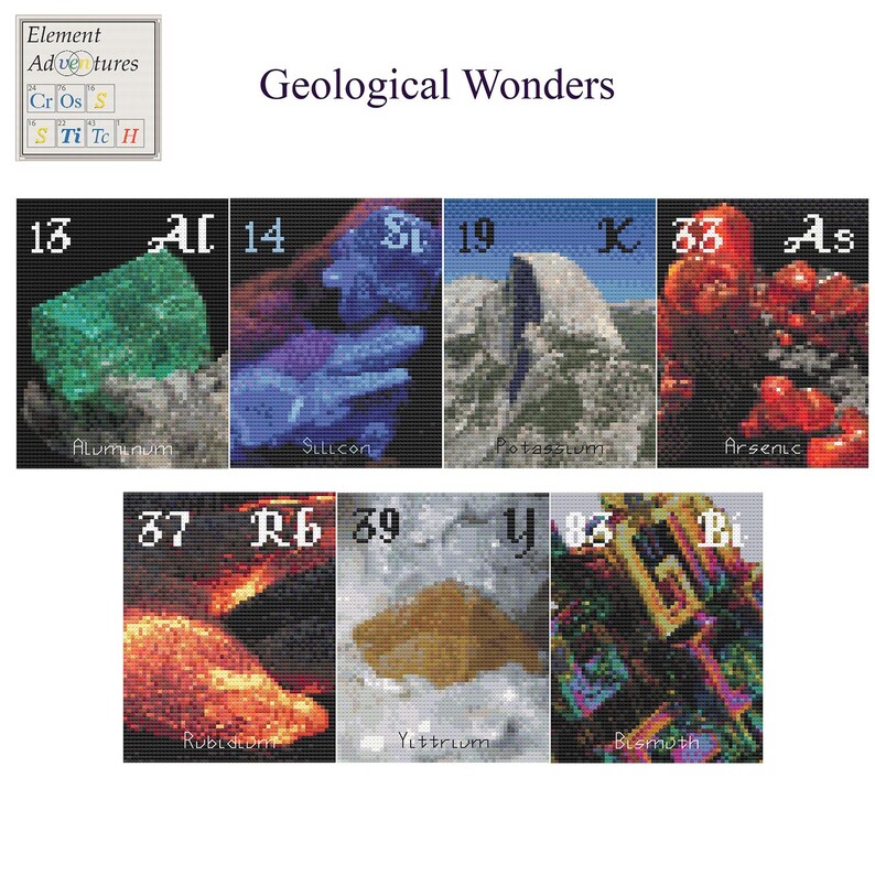 Aluminum Emerald Cross Stitch Pattern: Periodic Table Design (PDF ...
