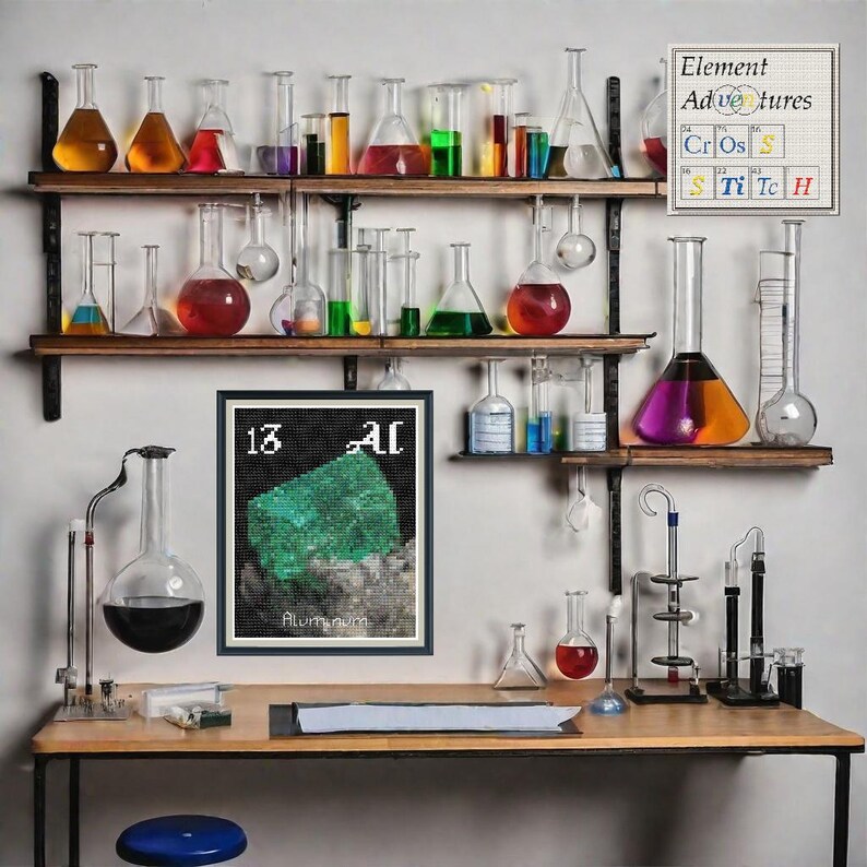 Aluminum Emerald Cross Stitch Pattern: Periodic Table Design (PDF ...