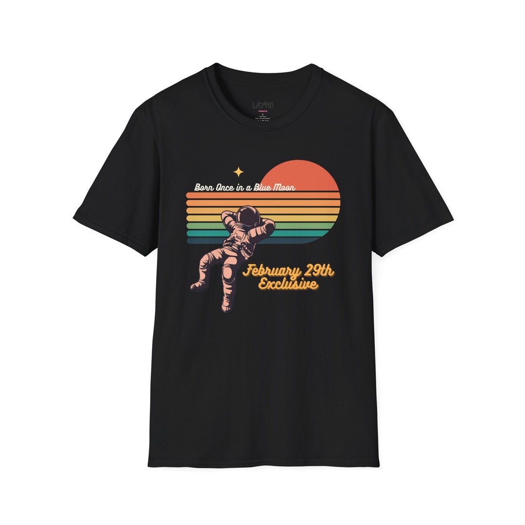 Leap Year February 29th Birthday Unisex Softstyle T-shirt - Etsy