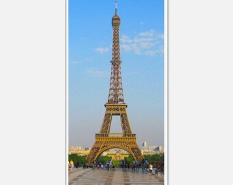 France, the Eiffel Tower Paris Vintage French Travel Poster as a ...