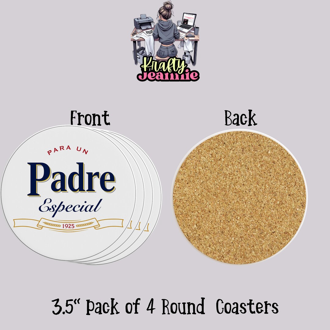 Para Un Padre Especial Modelo Especial Mexican Lager Set of 4 Ceramic ...