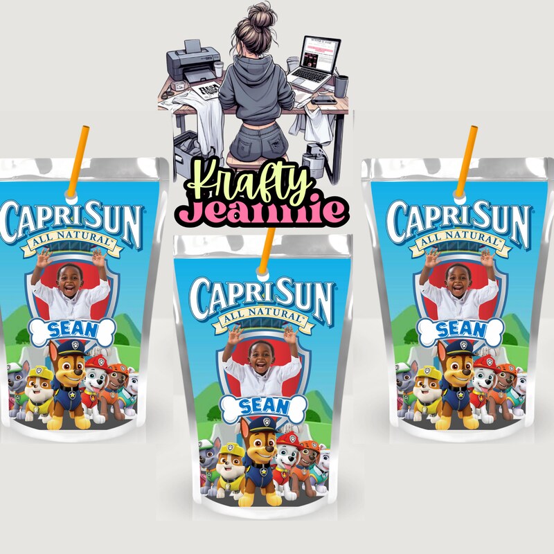 Paw Patrol Capri Sun Labels - Etsy