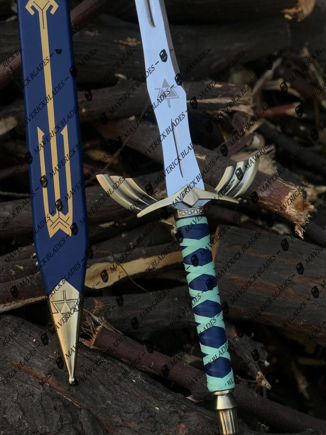 Handmade Zelda Master Sword Legend of Zelda Full Tang Skyward Link's ...