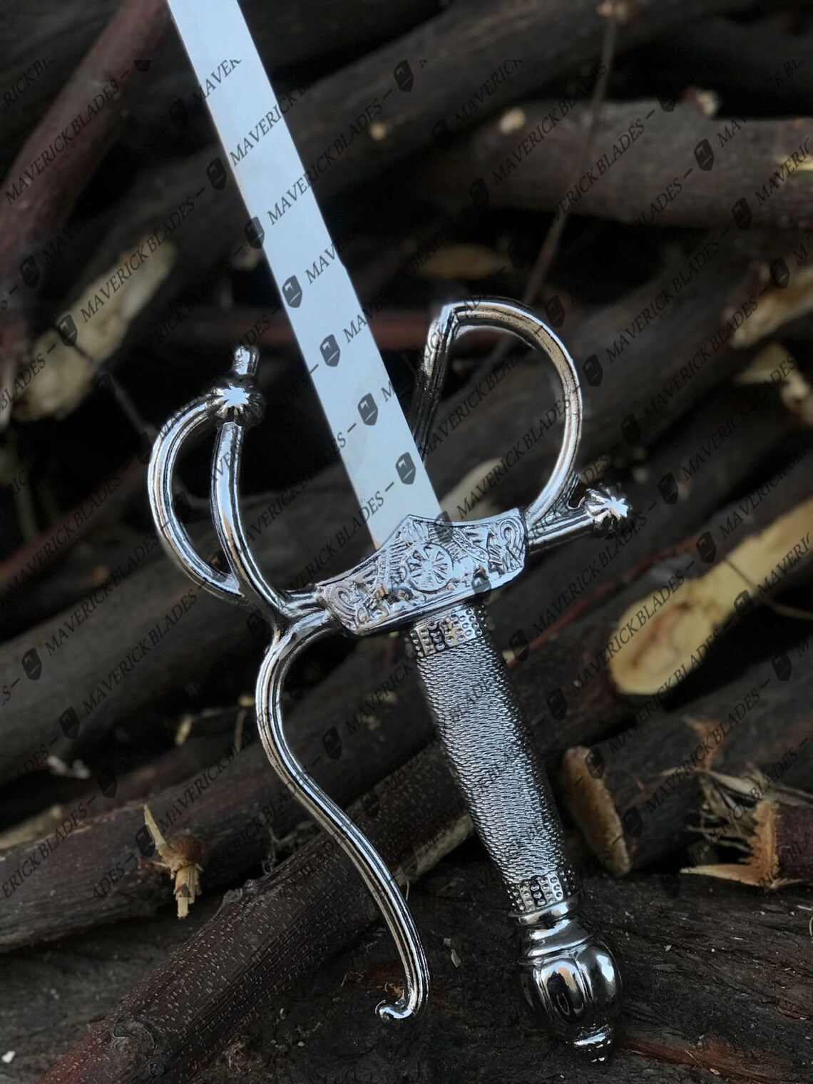 Handmade Rapier Sword With Scabbard Legend Of Zoro Sword Carbon Steel Sword Groomsmen Sword