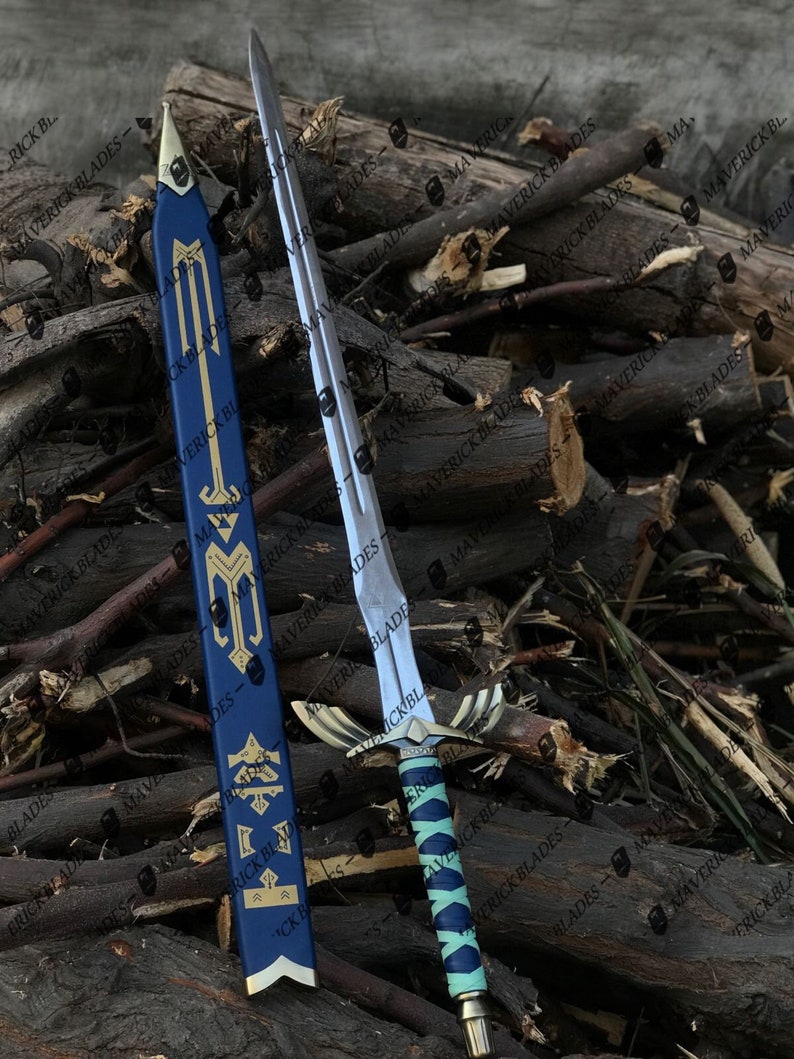 Handmade Zelda Master Sword Legend of Zelda Full Tang Skyward Link's ...