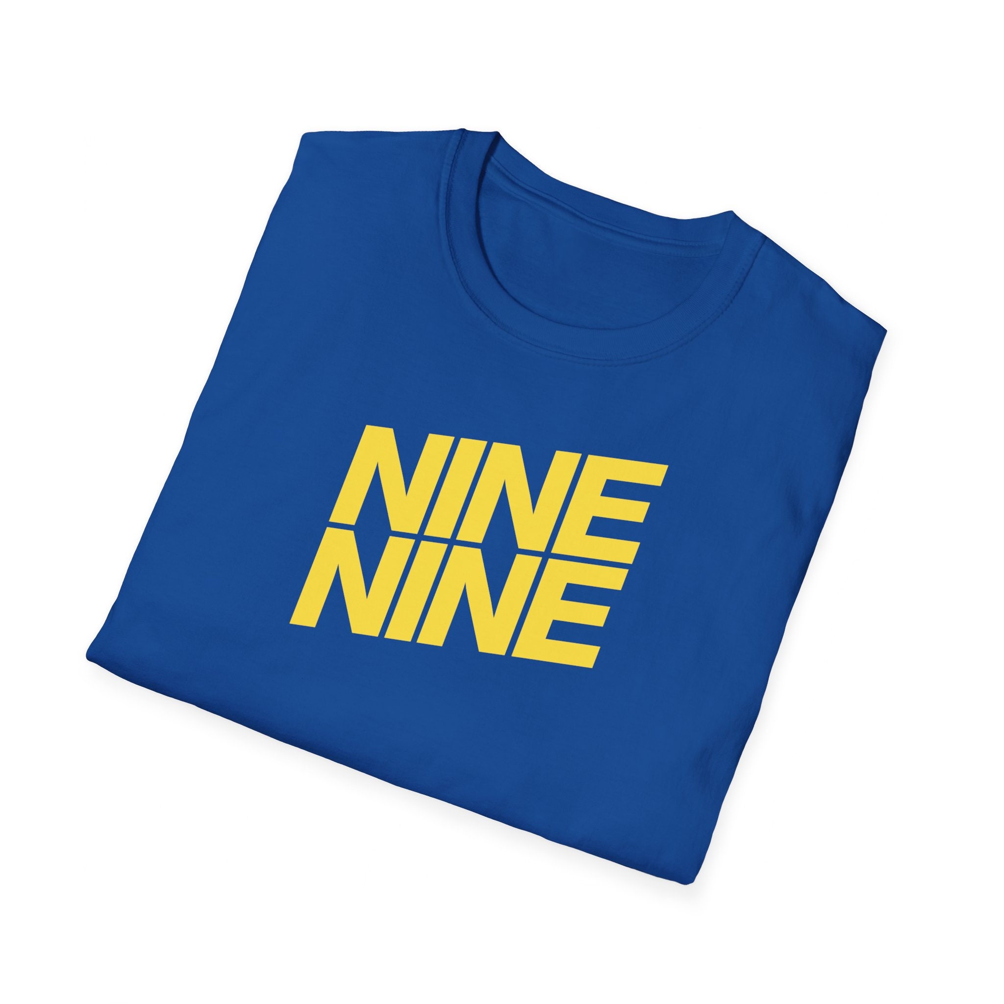 Brooklyn Nine-nine Shirt B99 T Shirt Minimalistic Nine Chant Blue ...