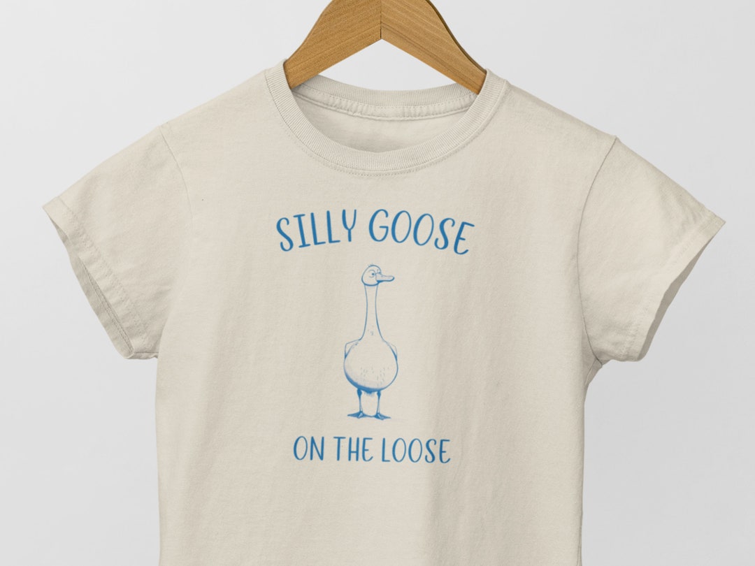 Silly Goose T-shirt, Vintage Goose T-shirt, Meme Jaren '90 Shirt ...
