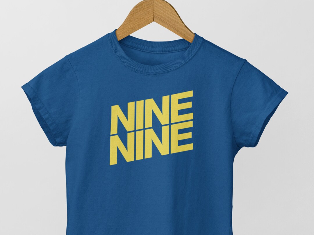 Brooklyn Nine-nine Shirt B99 T Shirt Minimalistic Nine Chant Blue ...