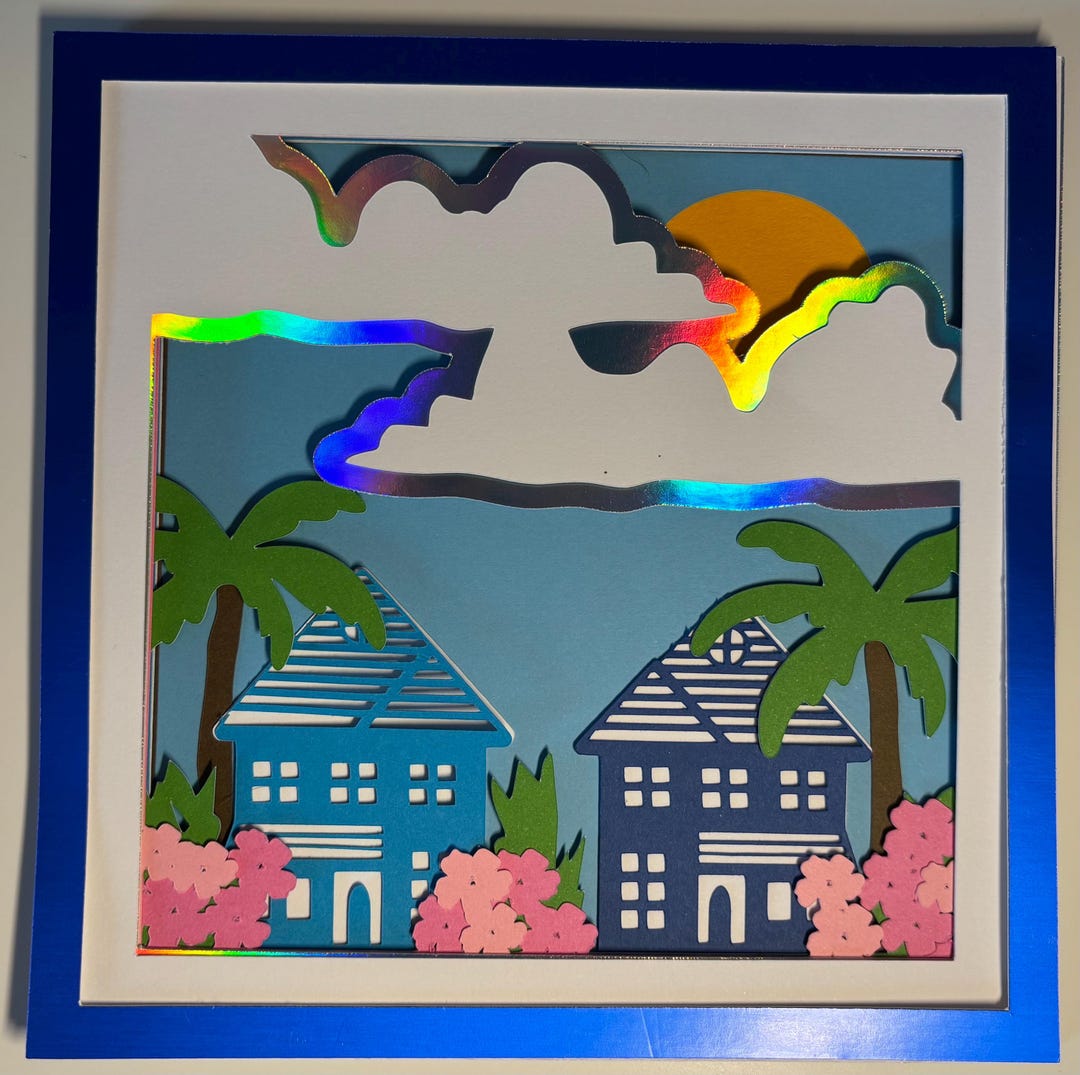 Silver Linings SVG Cut File Layered Cardstock Art for Cutting Machines ...