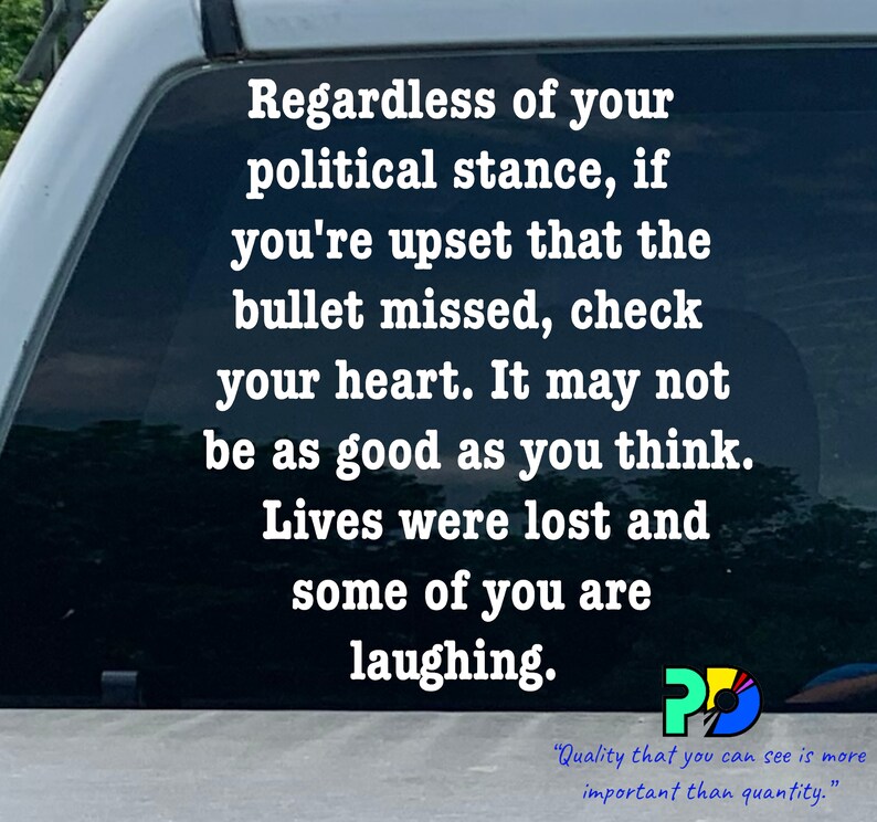 Trump 2024 Assassination Attempt Sticker MAGA Sticker Decal Sticker ...