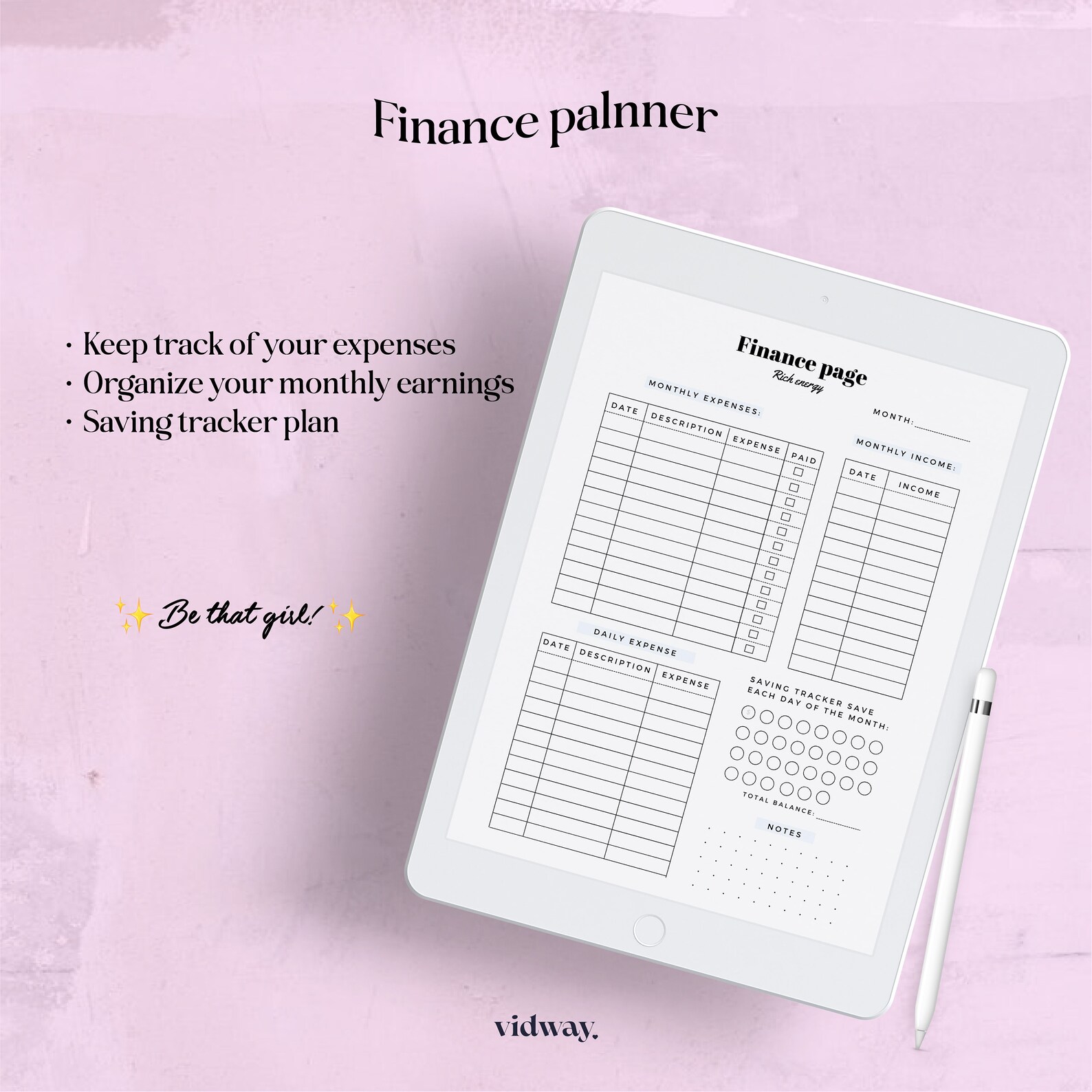 Digital Planner 2024, Digital Planner Goodnotes, Undated, Diary Planner ...