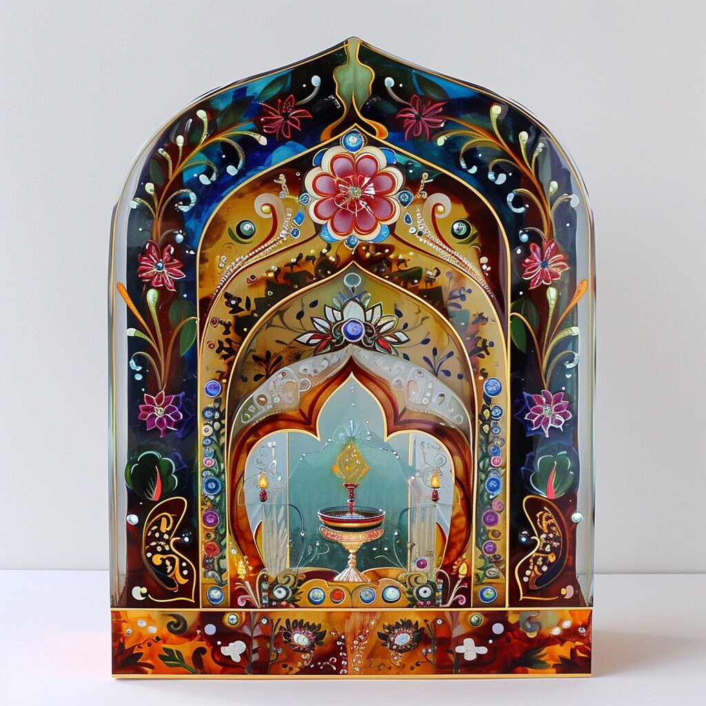 Hand Drawn Glass Altar Symphony - Etsy