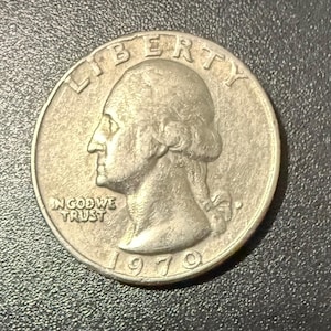 1970-D Washington Quarter Mint Mark Error With Filled Mint, Other ...