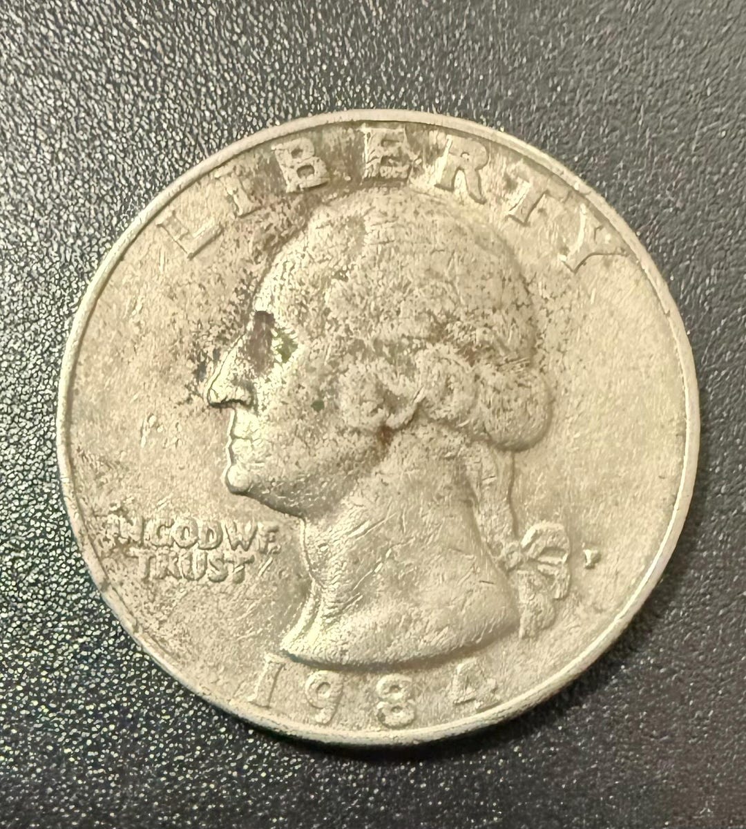 1984 P Washington Quarter, Multiple Errors, Filled in Mint Mark - Etsy