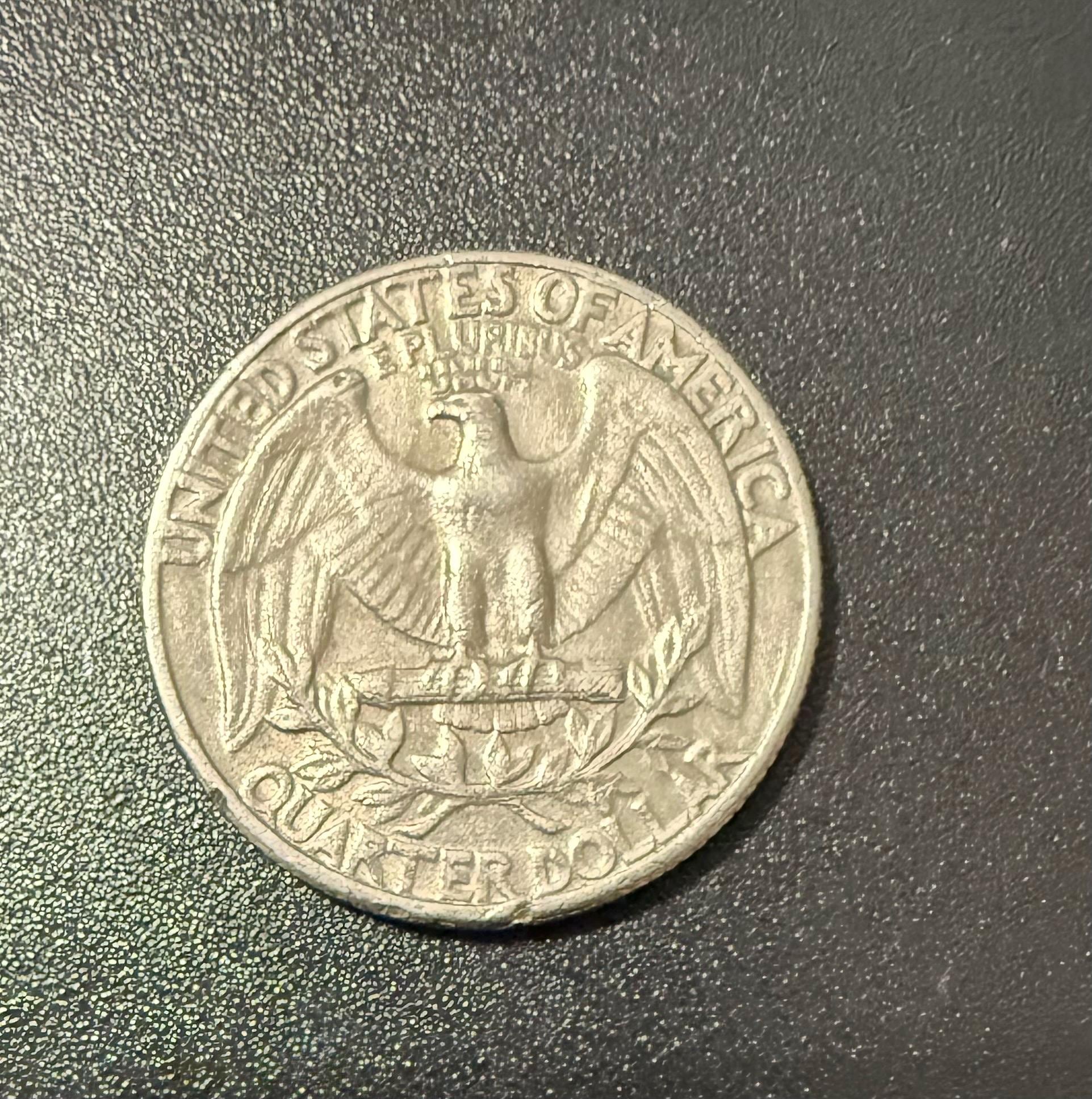 1970-D Washington Quarter Mint Mark Error With Filled Mint, Other ...