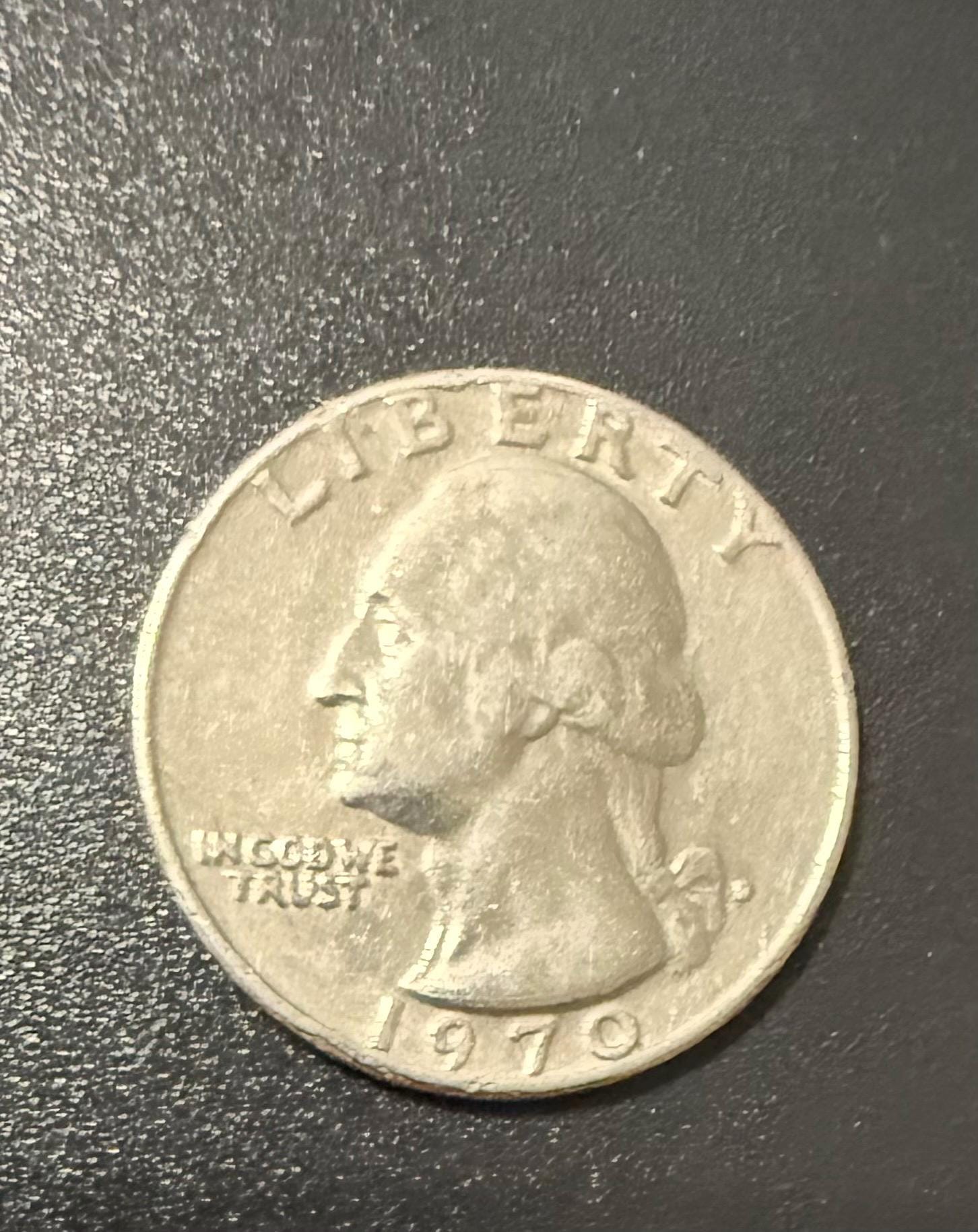 1970-D Washington Quarter Mint Mark Error With Filled Mint, Other ...