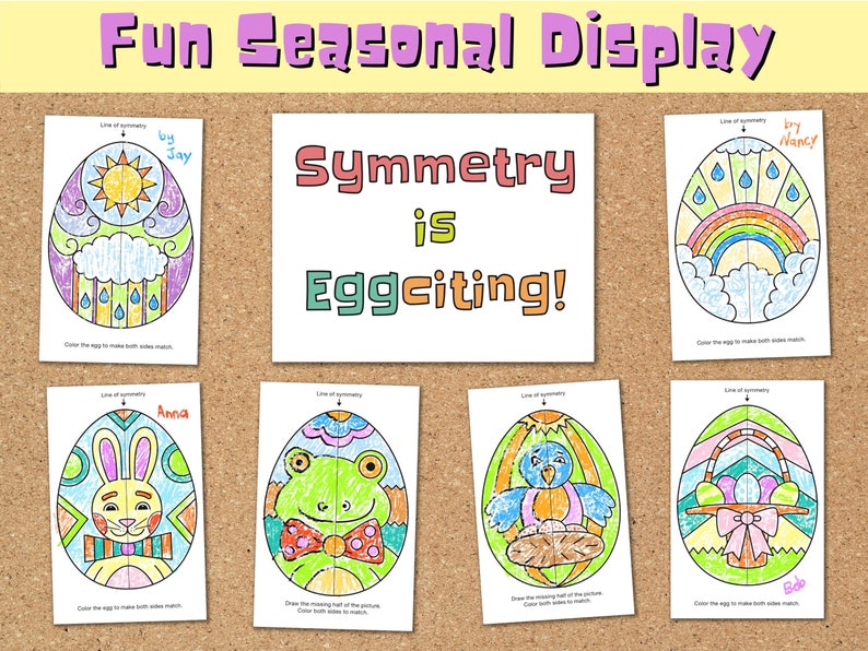 Easter Egg Coloring Pages | Math Printables | Easter Fun Activity ...