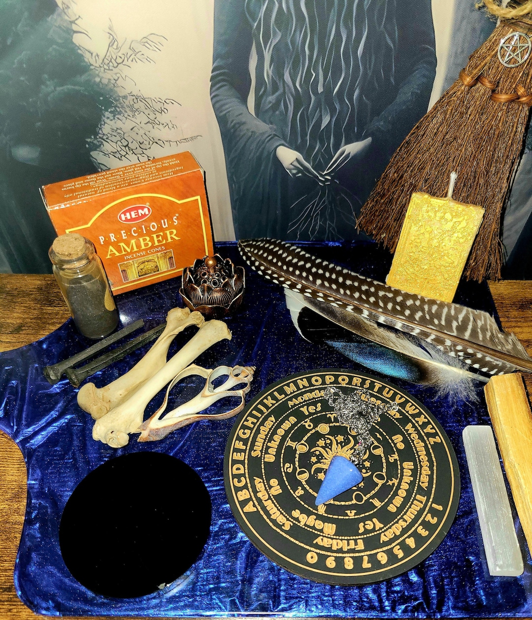 16 Piece Witchkit Divination Kit - Etsy