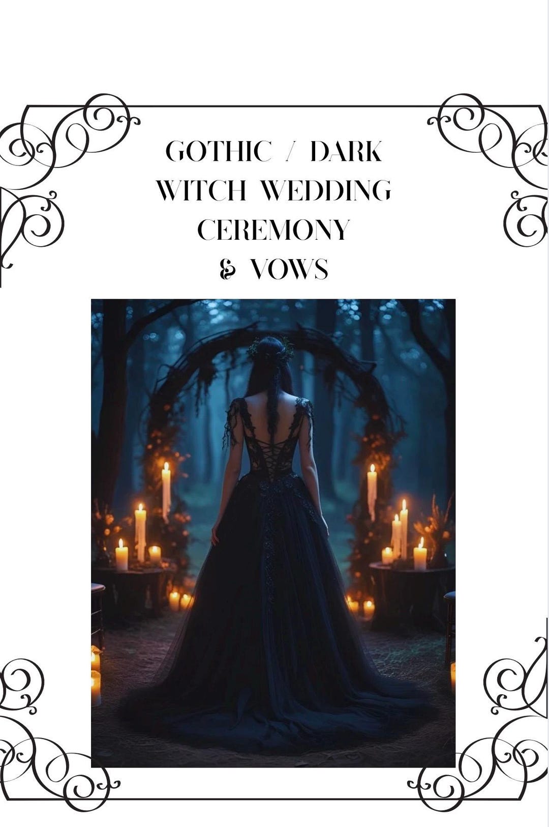 Gothic- Dark- Witch Wedding Ceremony / Vow - Script – Handfasting, Vows ...