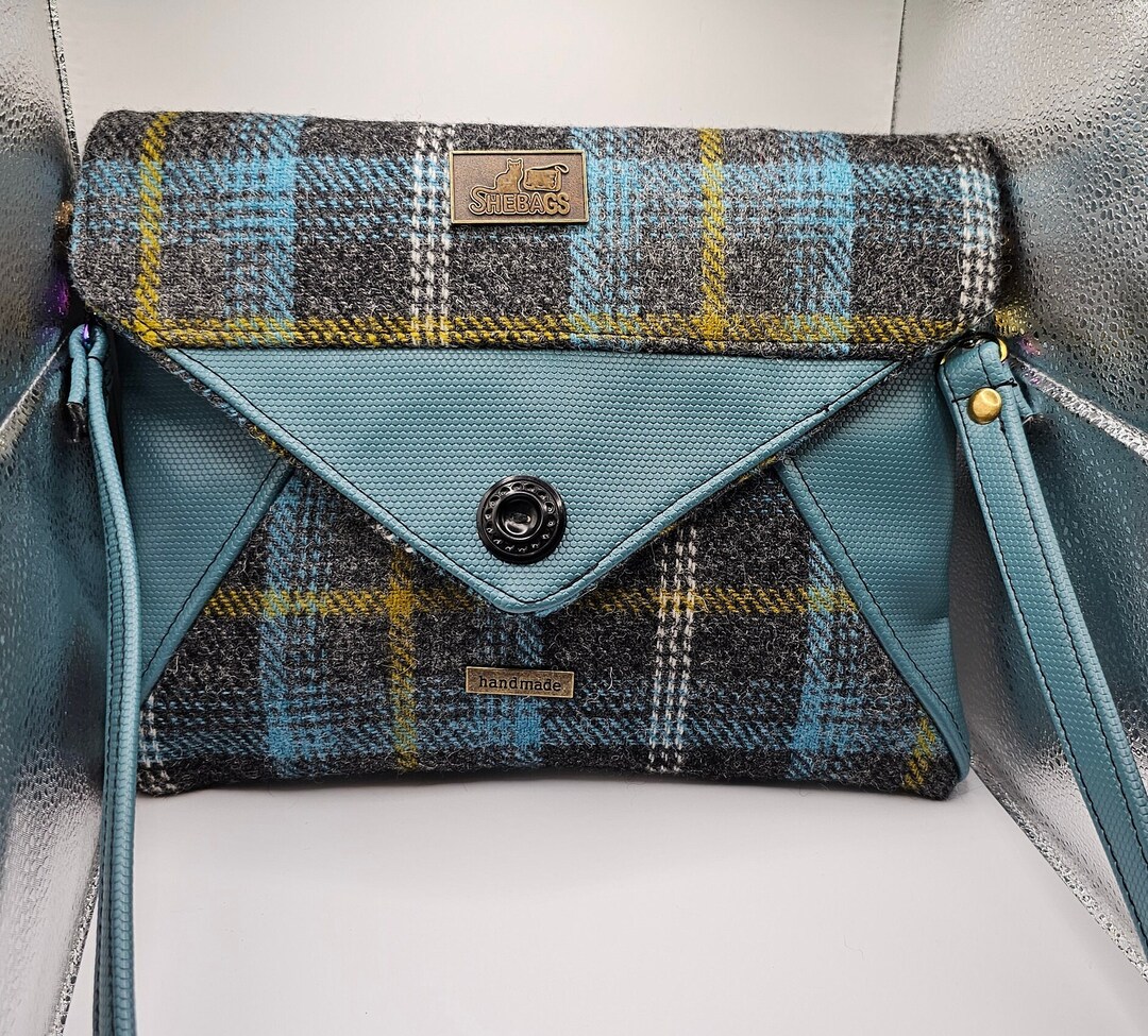 Genuine Harris Tweed Crossbody Purse - Etsy