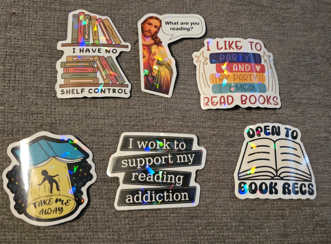 No Shelf Control Sticker Bundle - Etsy