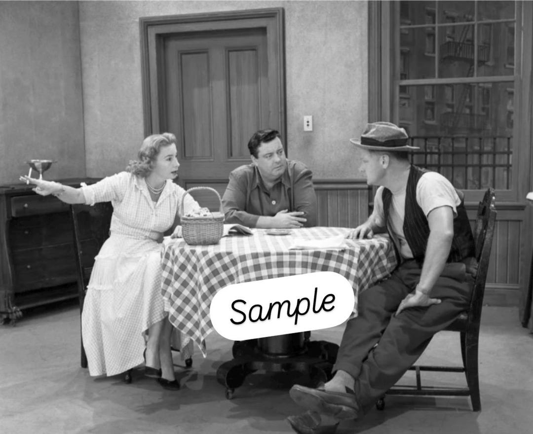 THE HONEYMOONERS Ralph & Alice Kramden jackie Gleason / Audrey Meadows ...