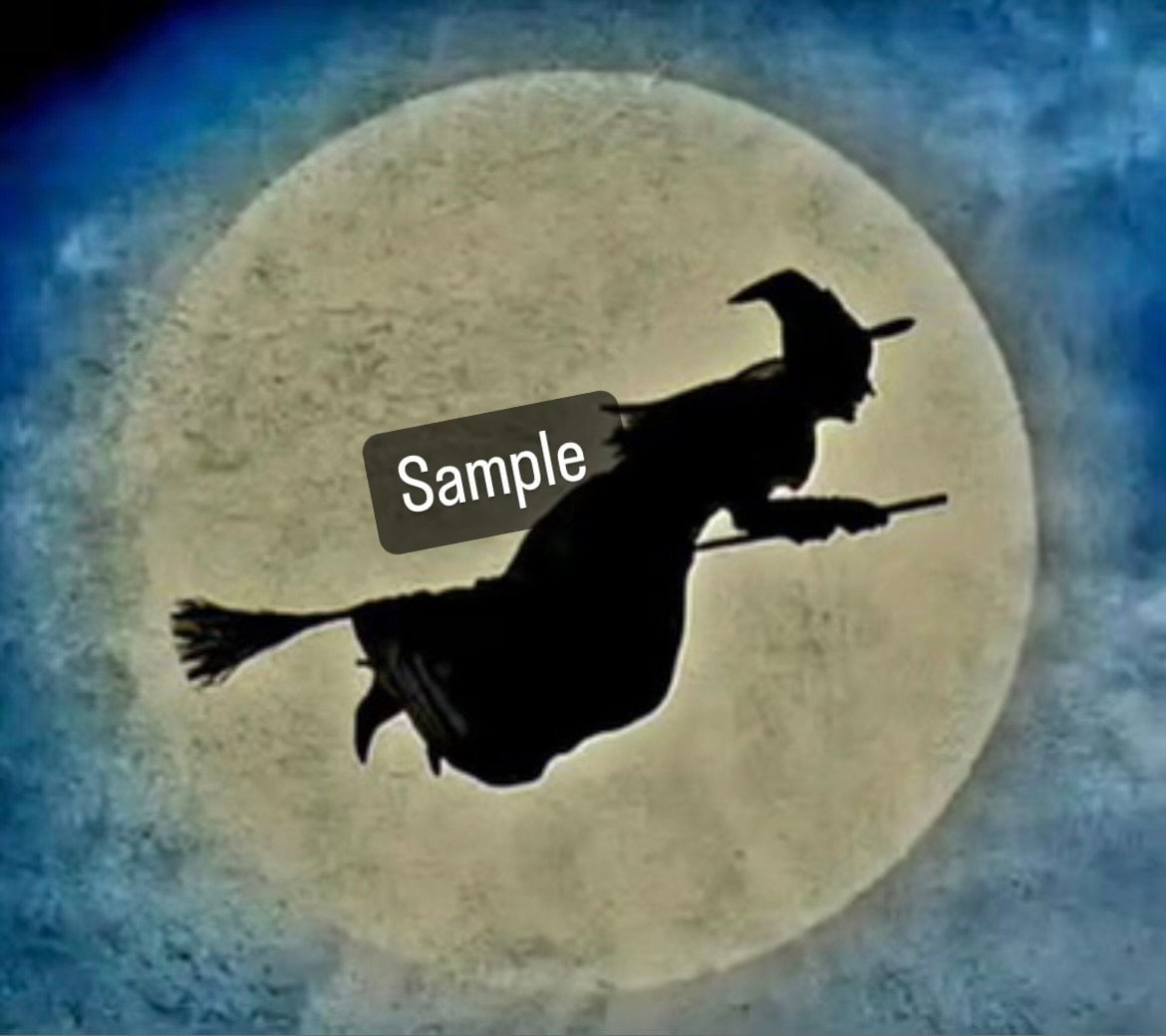 The Wicked Witch of West Flying on Broom, WIZARD OF OZ, the Wonderful ...