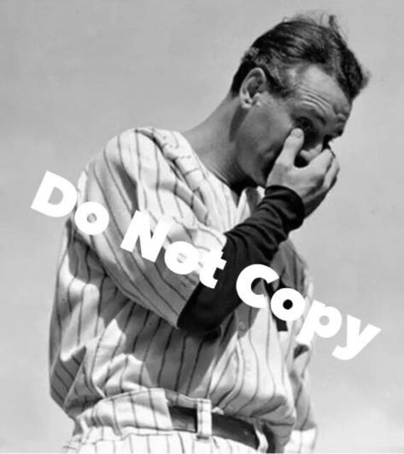 Lou Gehrig Speech Poster