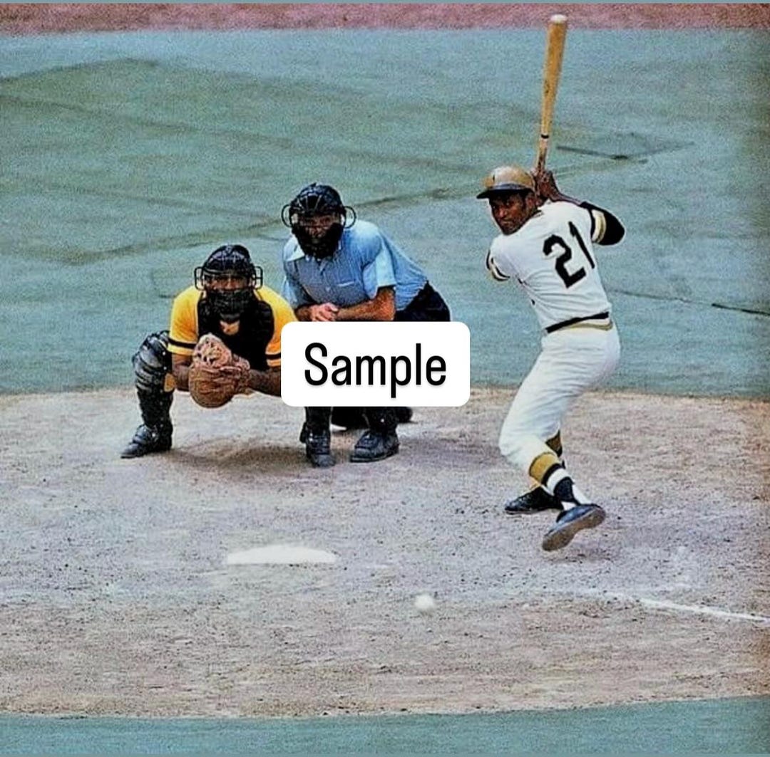 ROBERTO CLEMENTE Photo Print, Pittsburgh Pirates MLB History ...