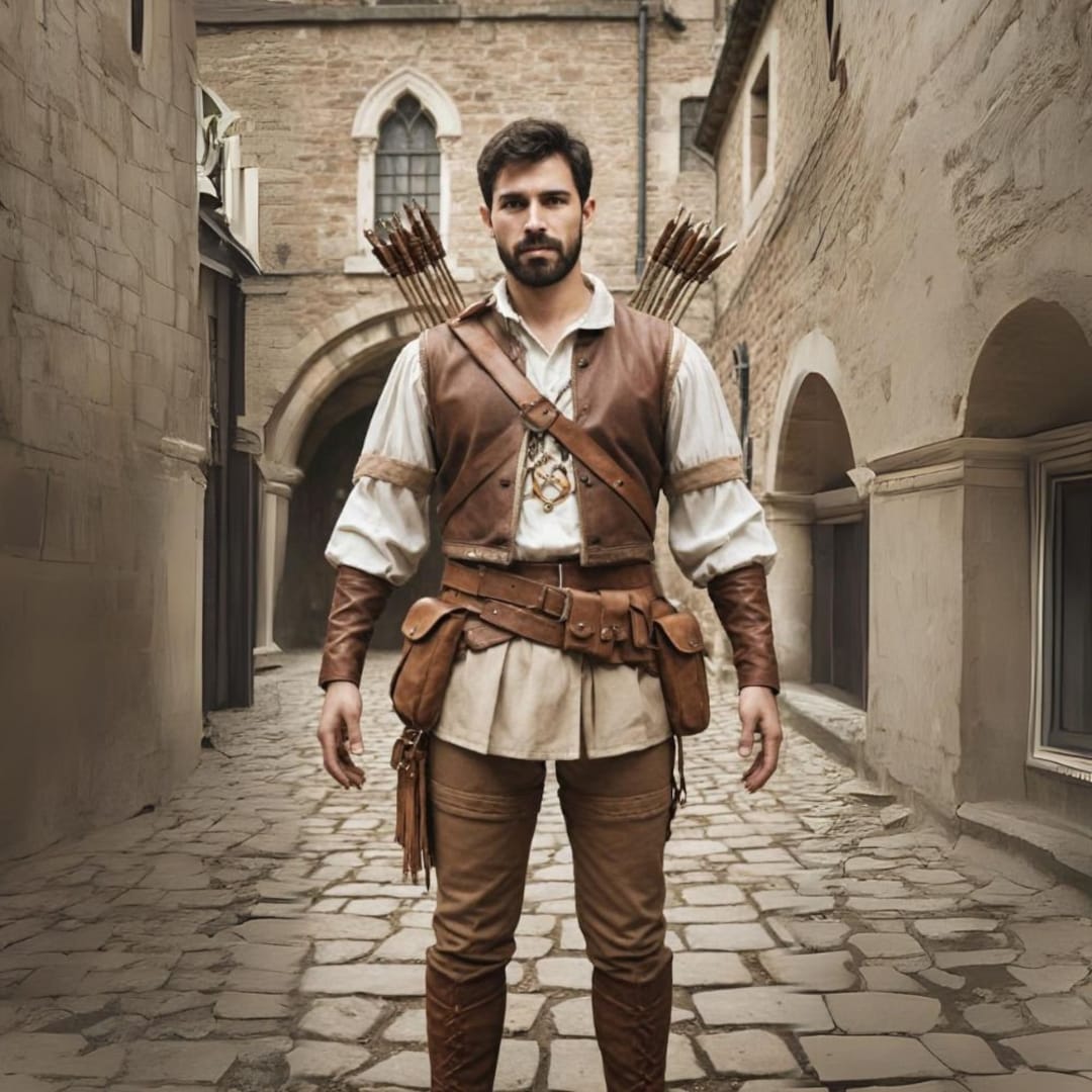 Cretan Archer Warrior Outfit Medieval Greek Archer Costume Byzantine ...