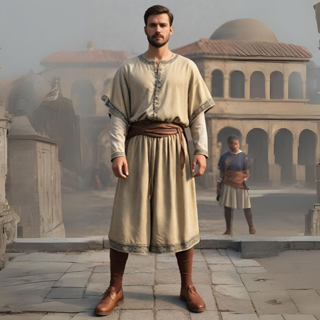 Ancient Greek Chiton Tunic Medieval Byzantine Chiton Dress Greek ...