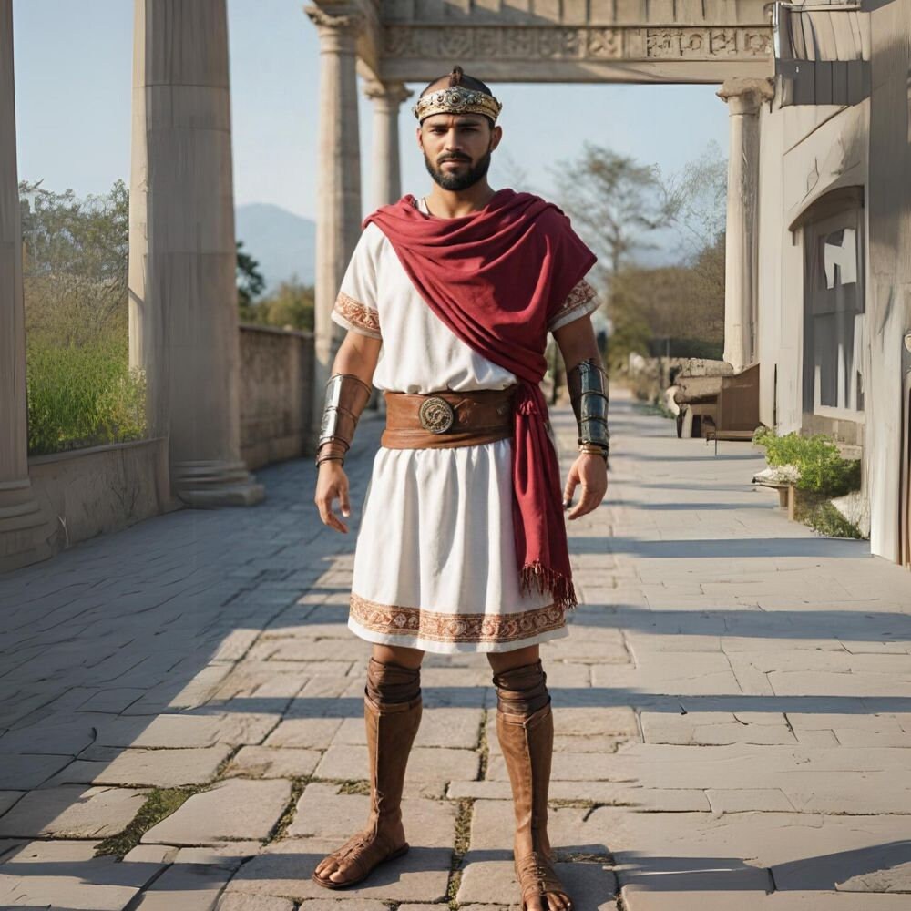Ancient Greek Warrior Attire Medieval Byzantine Empire Costume Greek ...
