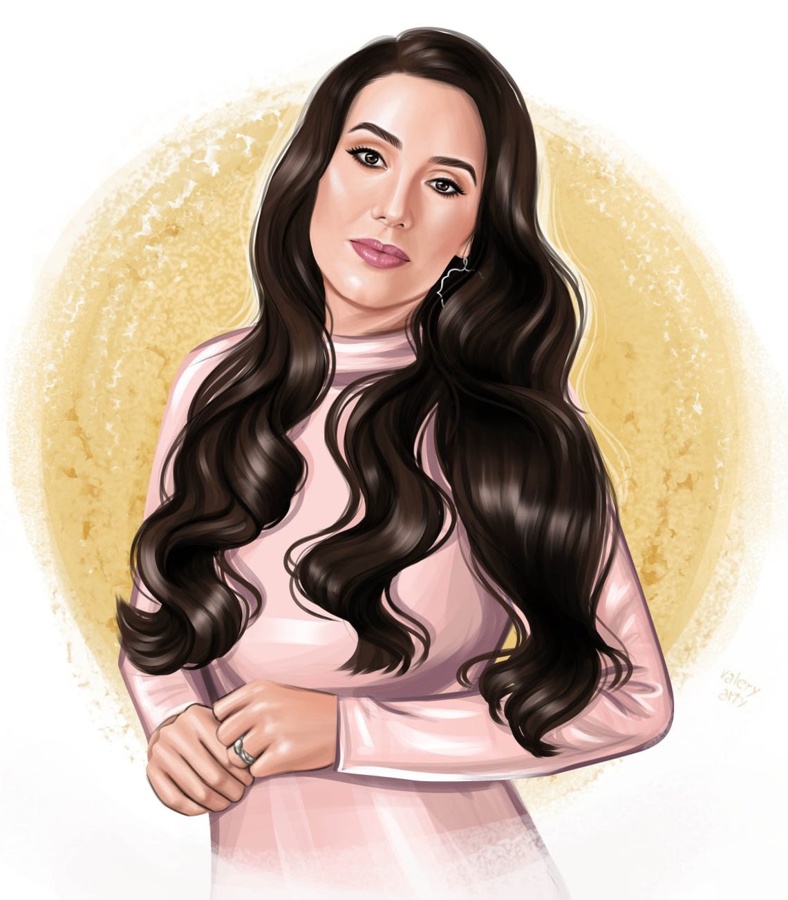 Custom Business Portrait Logo, Avatar, Nail and Hair Logo Art, Real ...