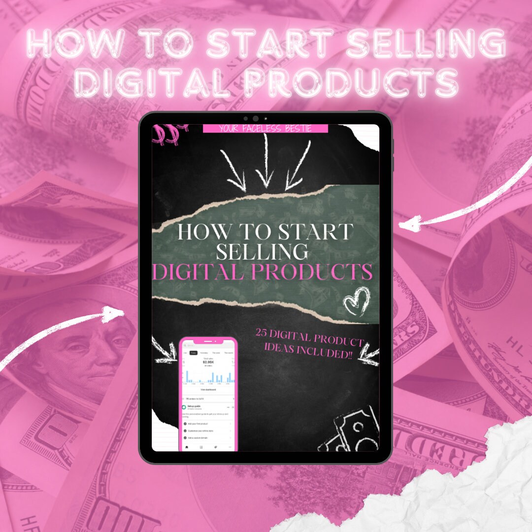 How to Start Selling Digital Products Ebook PDF ONLY Not A Template Instant Download - Etsy