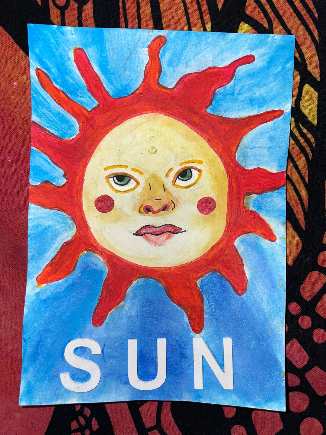 Cartoon Portrait - the Sun - Etsy