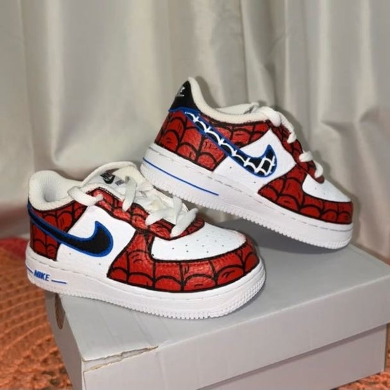 Spiderman Shoes - Etsy