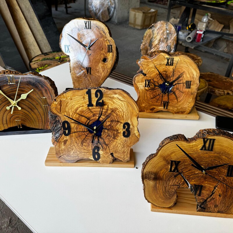 Rustic Desk Clock - Etsy