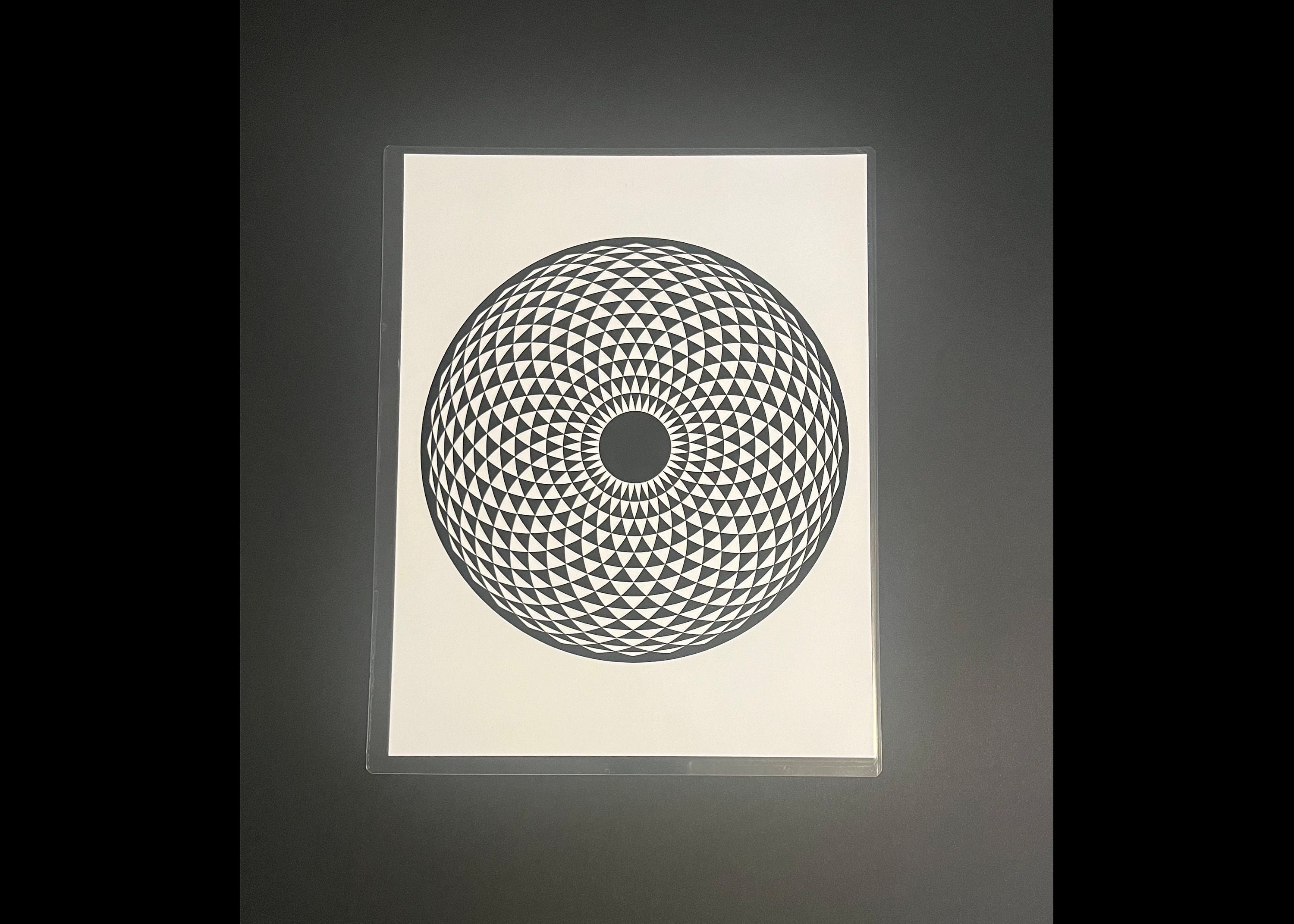 Torus Mandala Meditation Card Sacred Geometry - Etsy